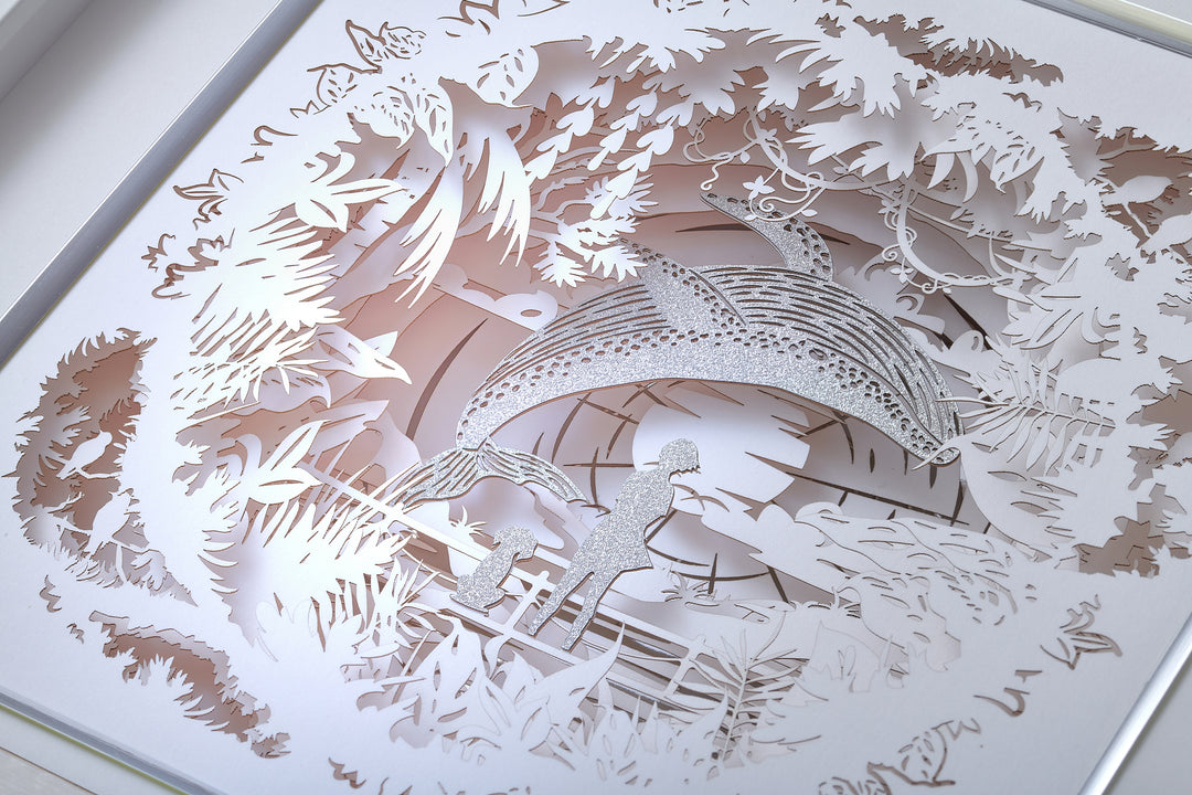 Framed 3D Layered Paper Art - 27cm x 27cm – KAMICARV PAPER ART