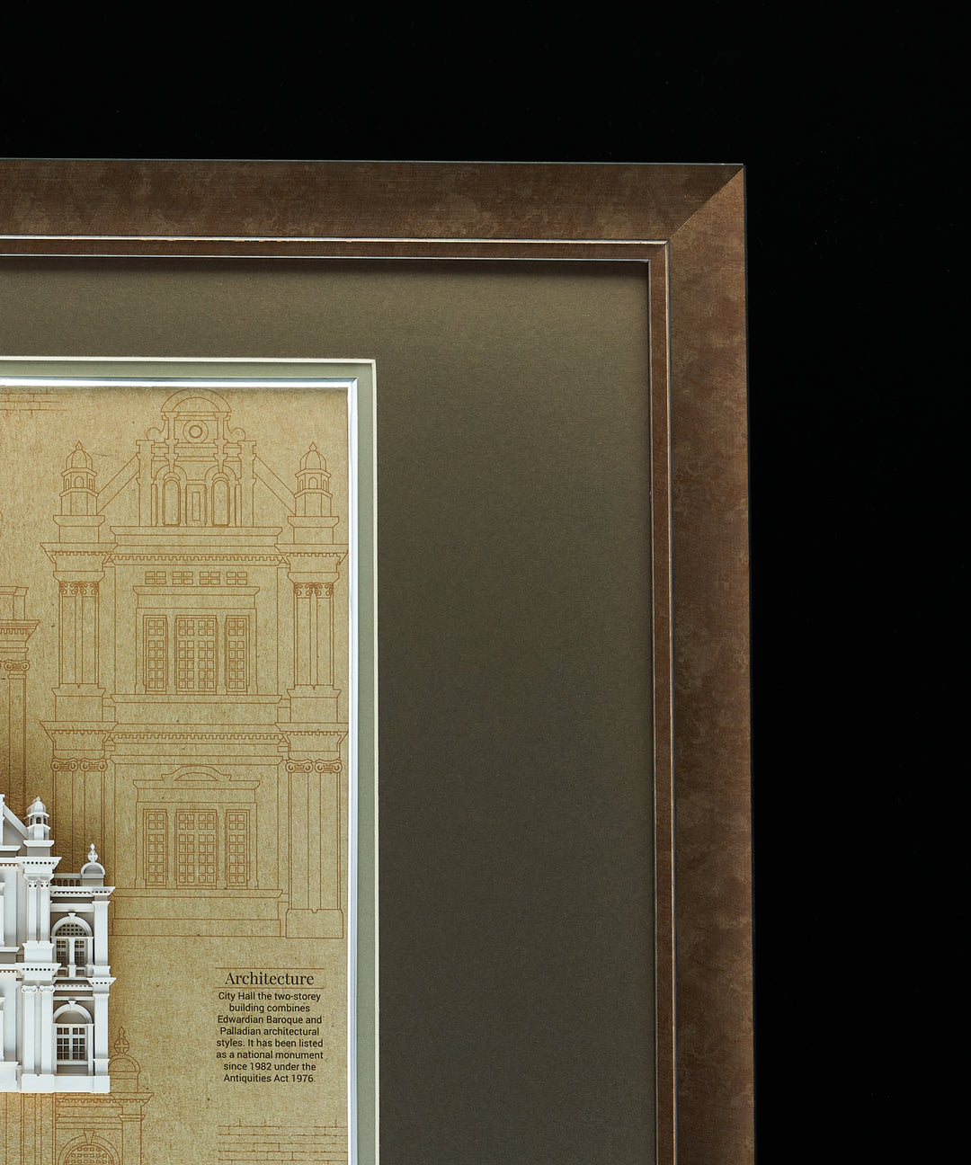 3D Landmark Building Paper Framed Art – KAMICARV PAPER ART