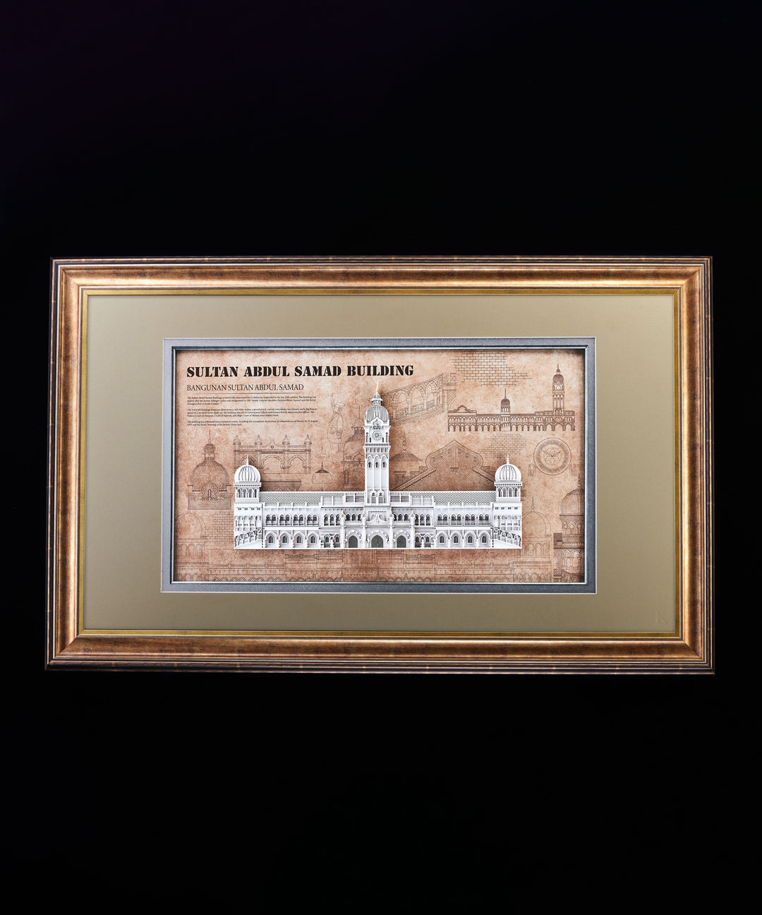 3D Landmark Building Paper Framed Art – KAMICARV PAPER ART